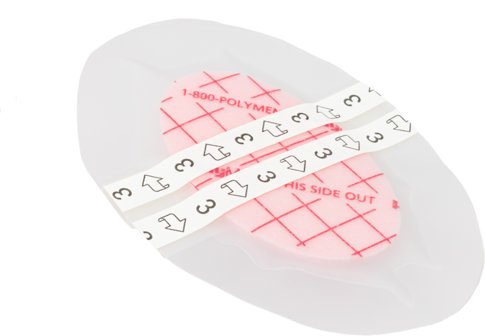 Shapes Oval Dressings - PolyMem Dressings